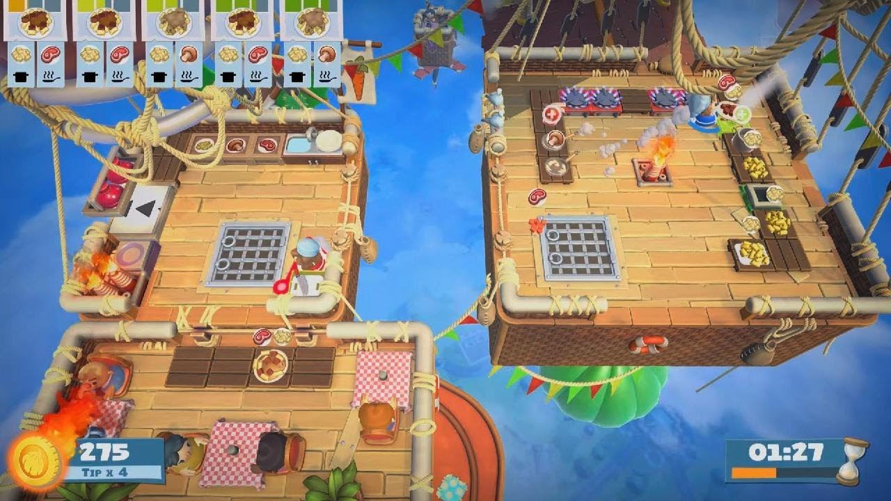 Overcooked! 2 Level 2-3 (4 Stars) - YouTube