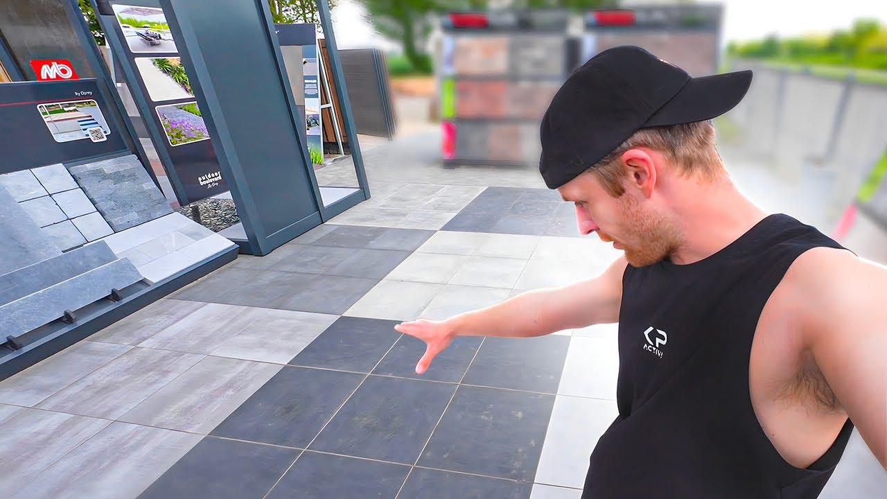 TEGELS UITZOEKEN VOOR DE TUIN! #3563 - YouTube