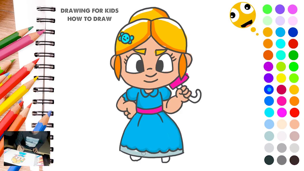 How To Draw Piper Brawl Stars - YouTube