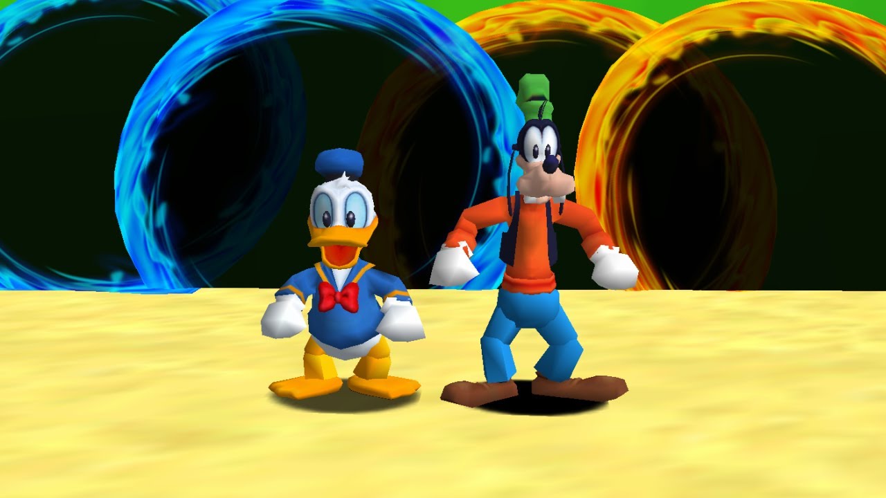 Goofy and Donald Duck in Super Mario 64 Portal - Full Game Walkthrough ...