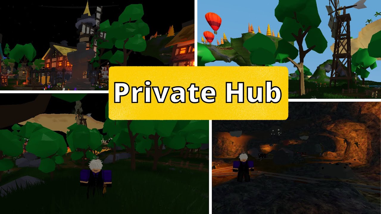 How To Get A Private Hub In A Public Lobby I Roblox Islands - YouTube