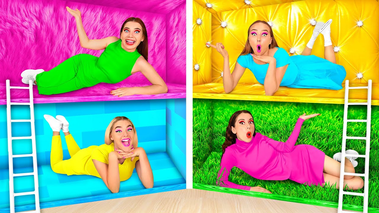 Secret Room Under The Bed Four Colors Challenge By Barafun Youtube 0226