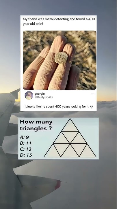 HOW MANY TRIANGLES #hillarious #memes - YouTube