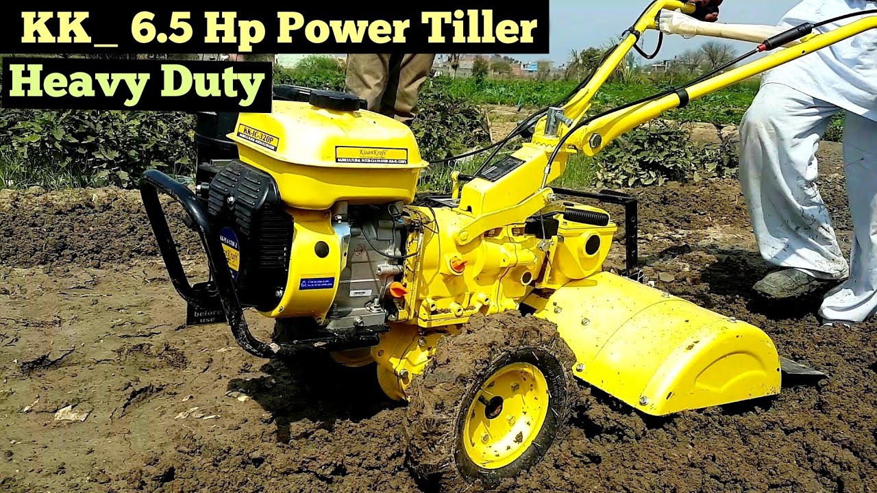 Kisan Kraft _ 6.5 Hp Mini Rotavator Price & Review + Live Demo - YouTube