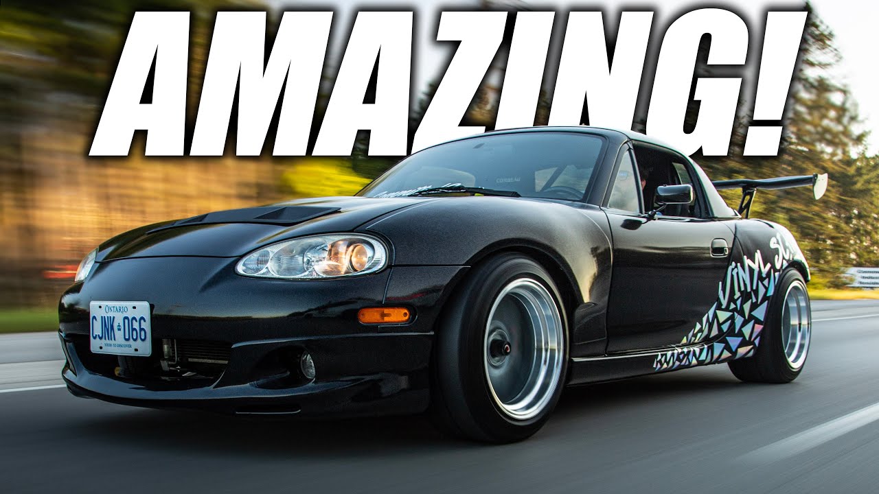 WIDEBODY MIATA IS COMPLETE! Boosted, Bagged & Widebodied - YouTube