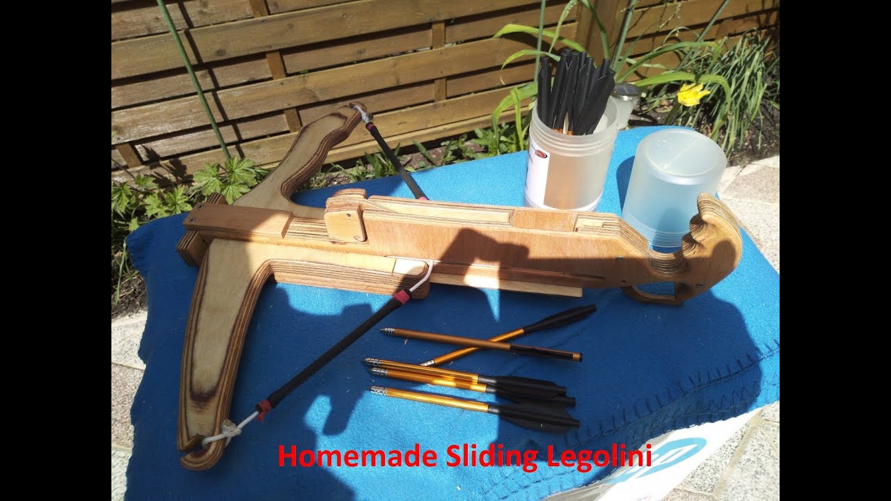 Testing my homemade sliding Legolini - YouTube