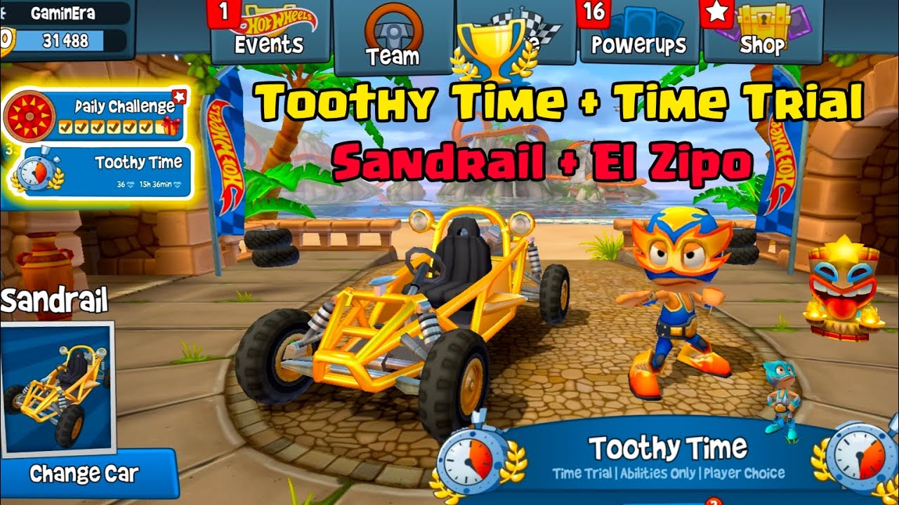 BB Racing 2 Toothy Time - Time Trial | Hot Wheels 30 Gems 💎10200 Coins💰 ...