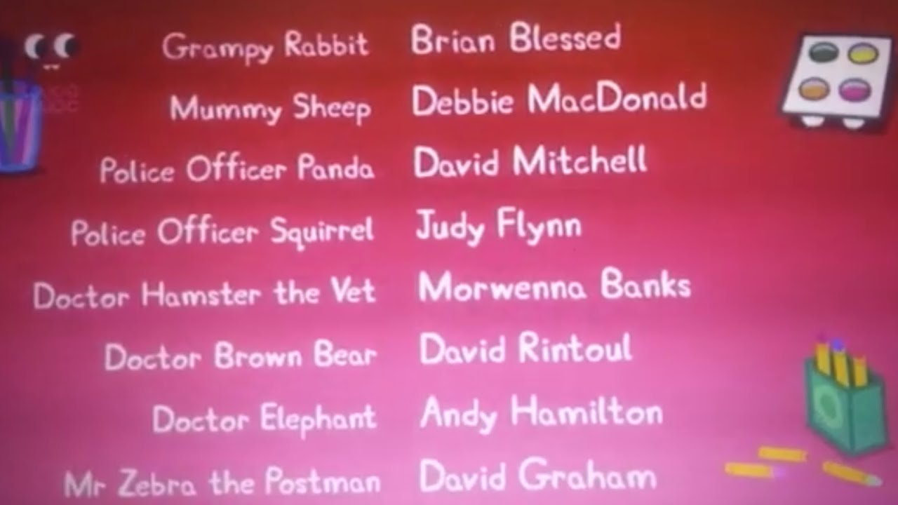 Peppa pig end credits - YouTube