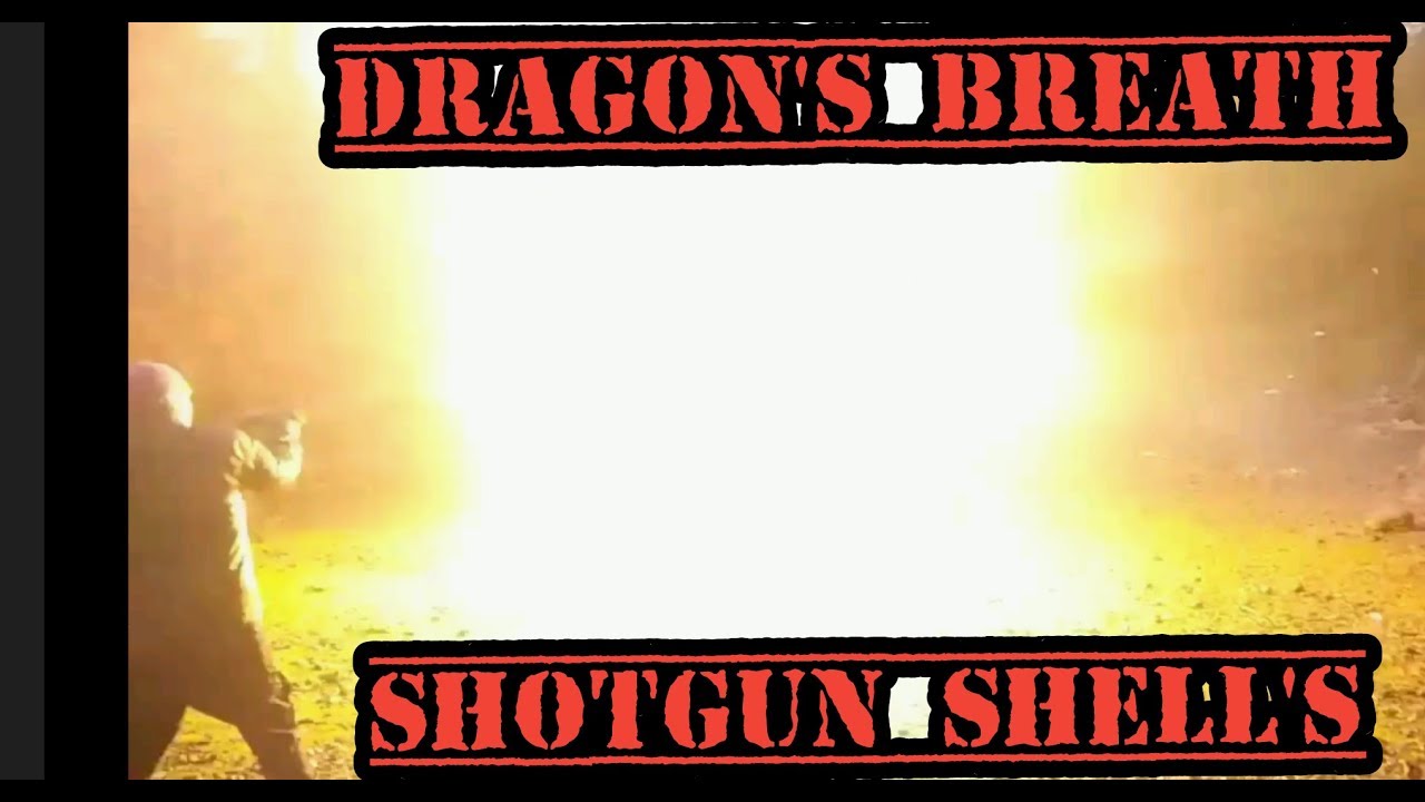 best looking dragons breath shotgun shells, slowmotion - YouTube