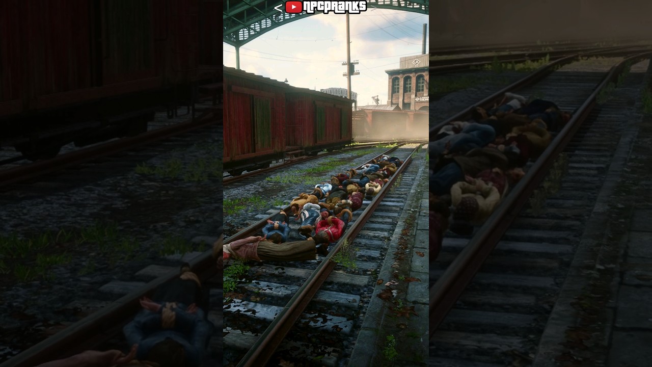 20 Dead After Tragic Train Accident In Saint Denis | RDR2 - YouTube