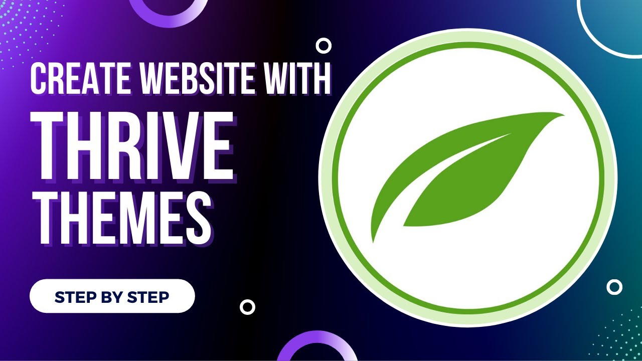 How to Create WordPress Website with Thrive Theme | Step By Step | 2022 | - YouTube