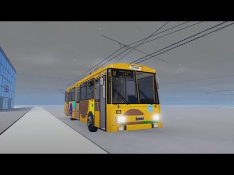Roblox - DPMM Trolleybus Line 1 (Tesco, hypermarket - Staničná/Railway ...
