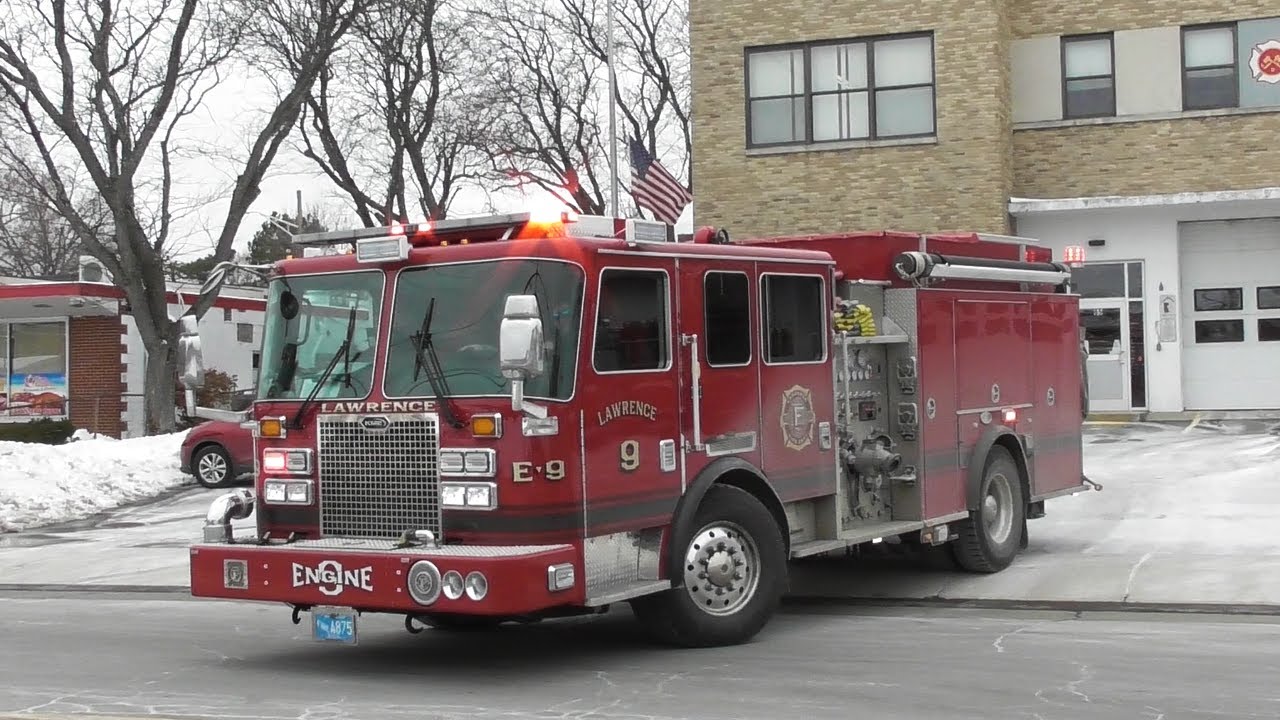 Lawrence, MA Fire Department Engine 9, Car 21, & Police Responding ...
