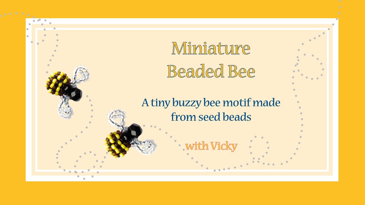 Miniature Beaded Bee. Make It With Spellbound - YouTube