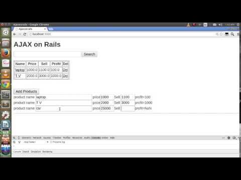 Introduction to simple ajax on rails(Arabic) - YouTube