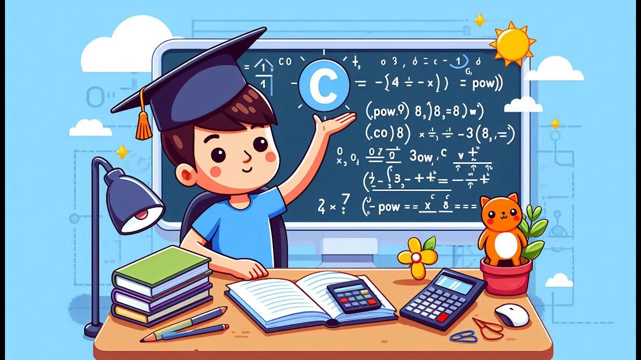 C Program To Calculate Power Using Pow Function Beginner Tutorial 3345