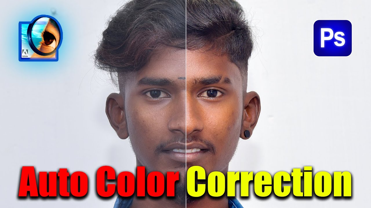 Auto Color Correction Action for Photoshop - YouTube