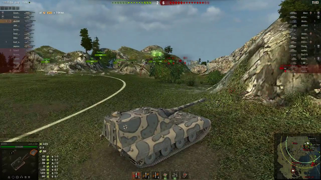 World of Tanks: JP E100 - YouTube