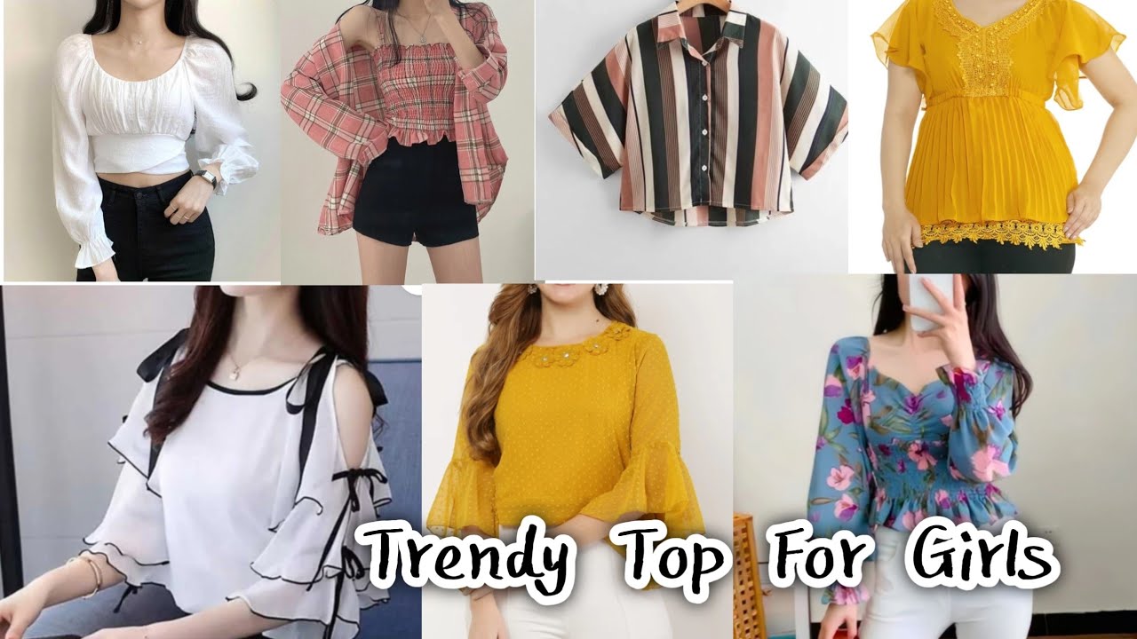 New Tops Collection For Girls | Designer Tops Design | 2024 Tops ...