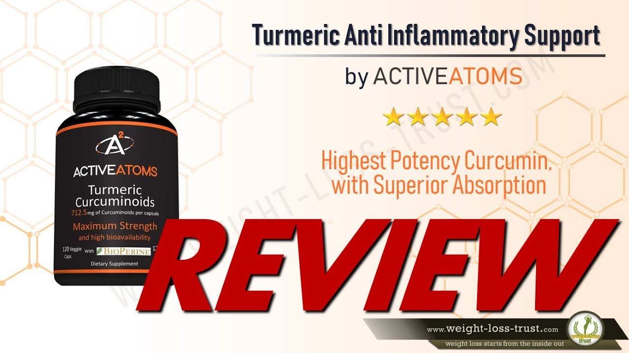 Turmeric Curcumin Extract by Active Atoms REVIEW 2020 - YouTube