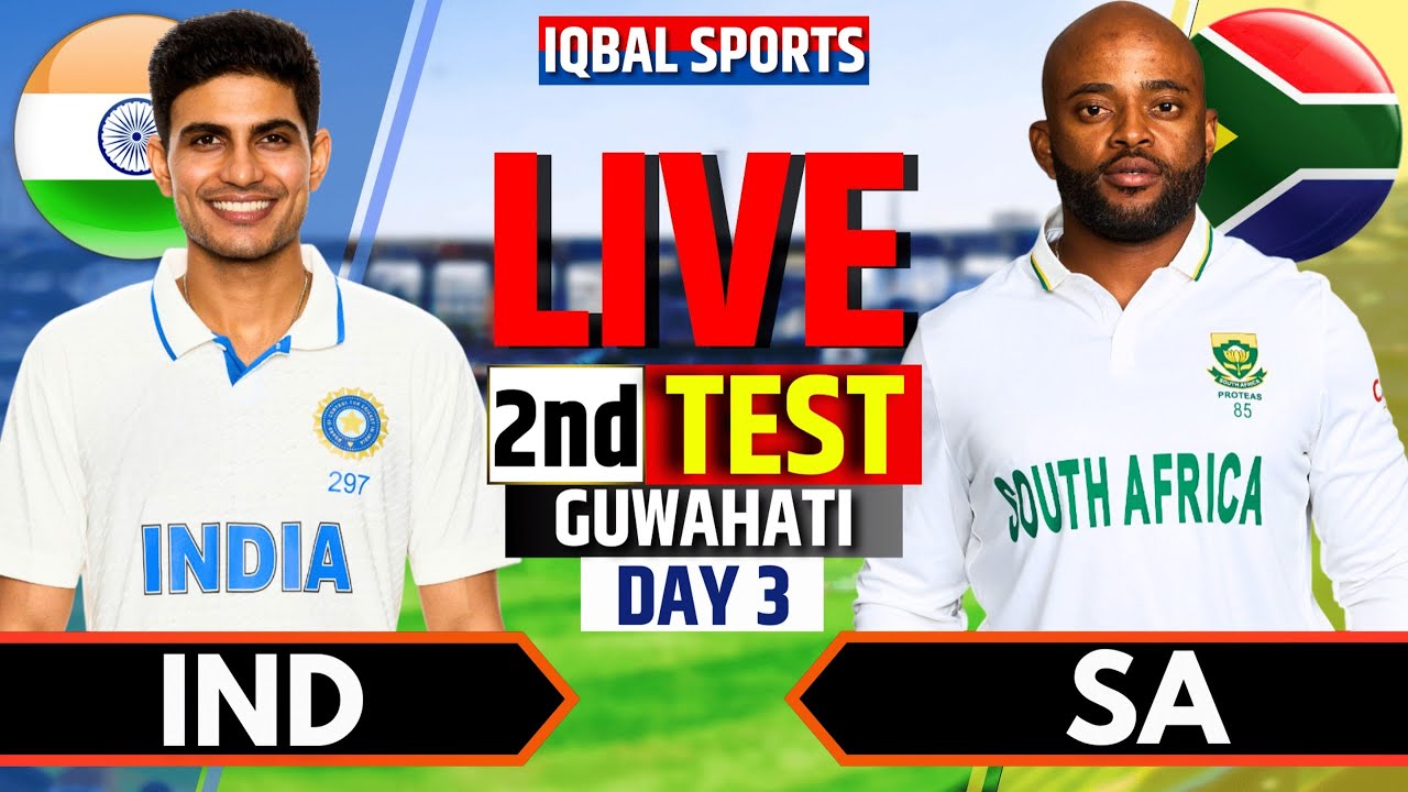 🔴India vs South Africa, 2nd Test Day 3 | Live Cricket Match Today | IND ...