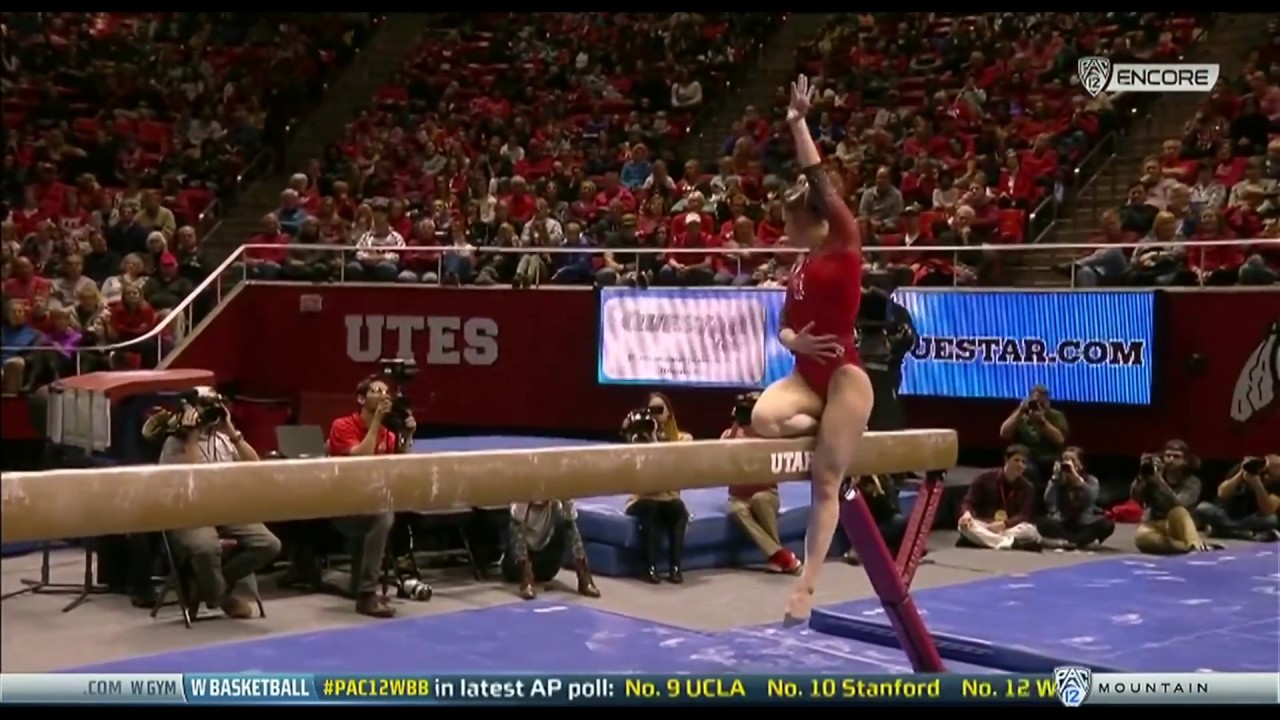 Baely Rowe (Utah) - Balance Beam (9.75) - Michigan at Utah 2017 - YouTube