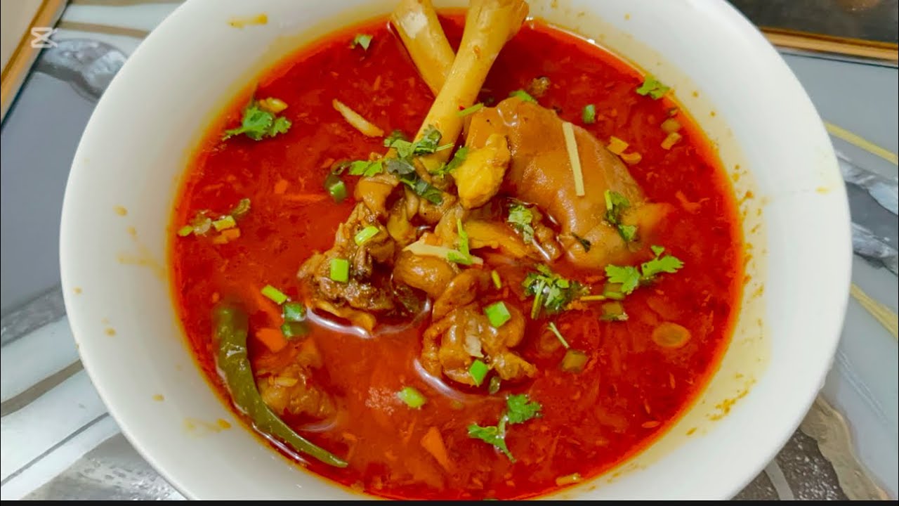 Paya Recipe | Goat Trotters Recipe | Mutton Paya Curry | How to Make ...