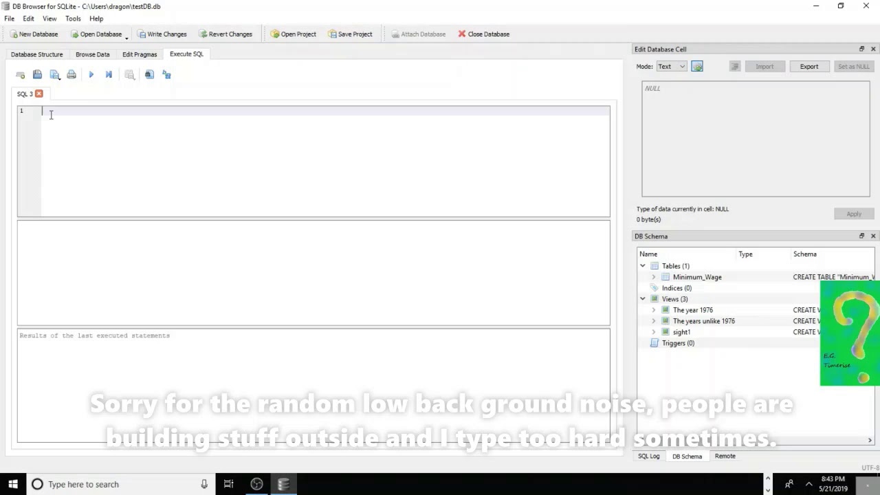 How to select columns from a single database table using SQL in DB ...