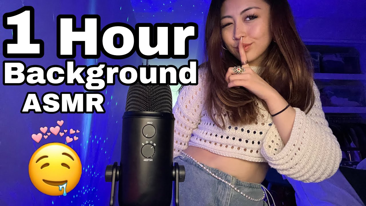 1 Hour of Background ASMR (ASMR for studying,sleeping, gaming etc ...