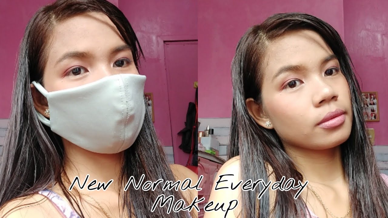my simple & easy new normal makeup look // - YouTube