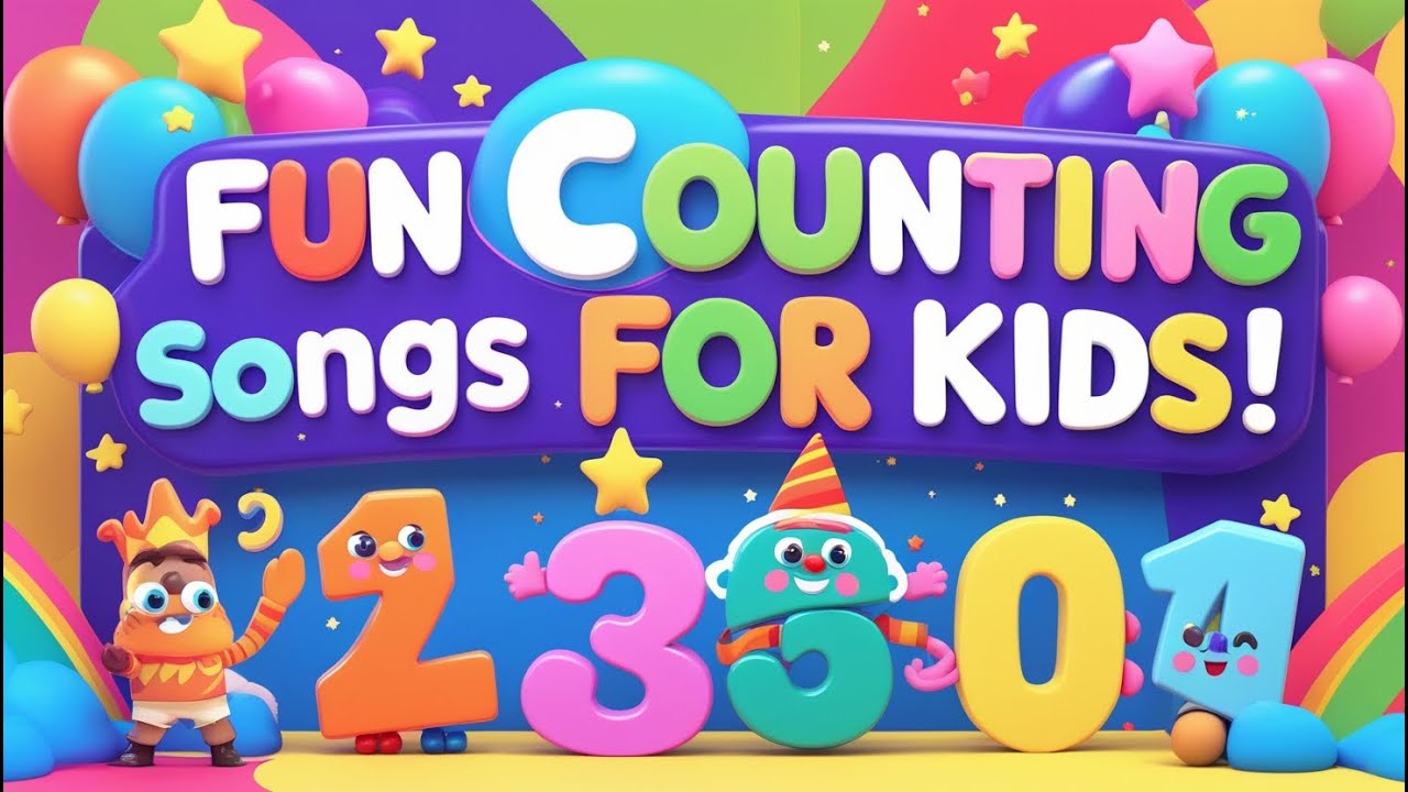 "Fun & Catchy Counting Songs for Kids! 🎶 Learn Numbers with # ...