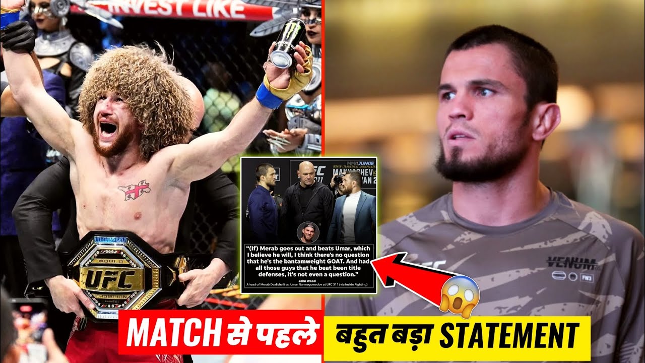 Merab big Statement Before Fight | Merab Dvalishvili | Umar ...