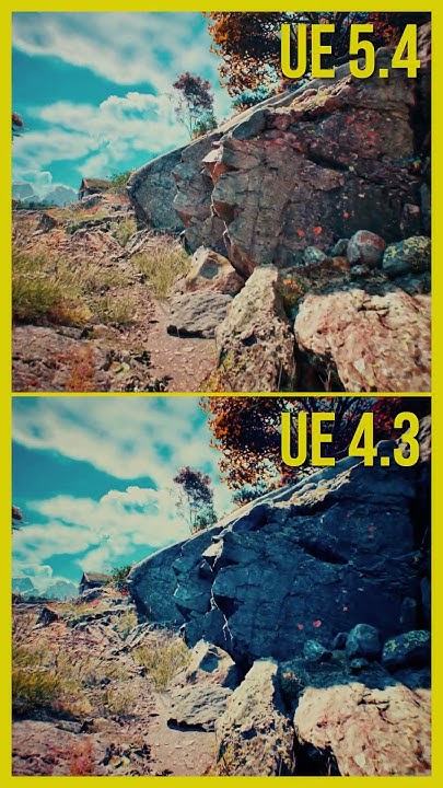 Unreal Engine 5 vs 4| Render Comparison #ue5 #ue4 #ue5vsue4 #comparison #lumen #unrealengine # ...