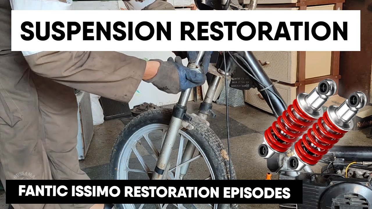 Restoring Forks and Rear Suspension - Removing Rust from Chrome ...