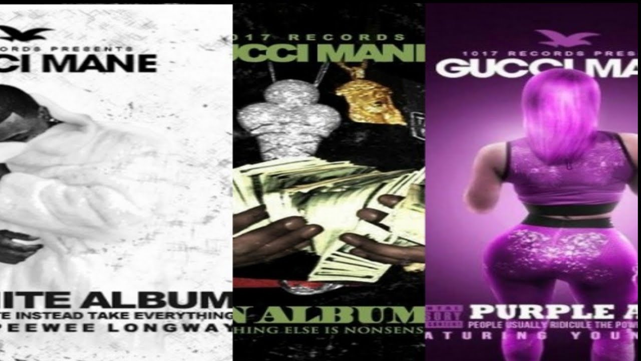 Gucci Mane- White, Purple, and Green Mixtapes Review, And 300 Label ...