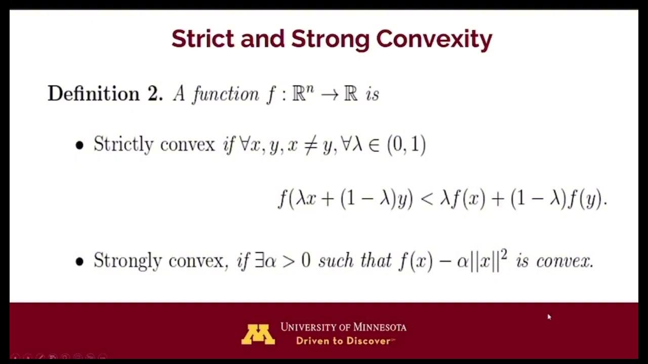 STAT 4051:Theory of Convex Functions - YouTube