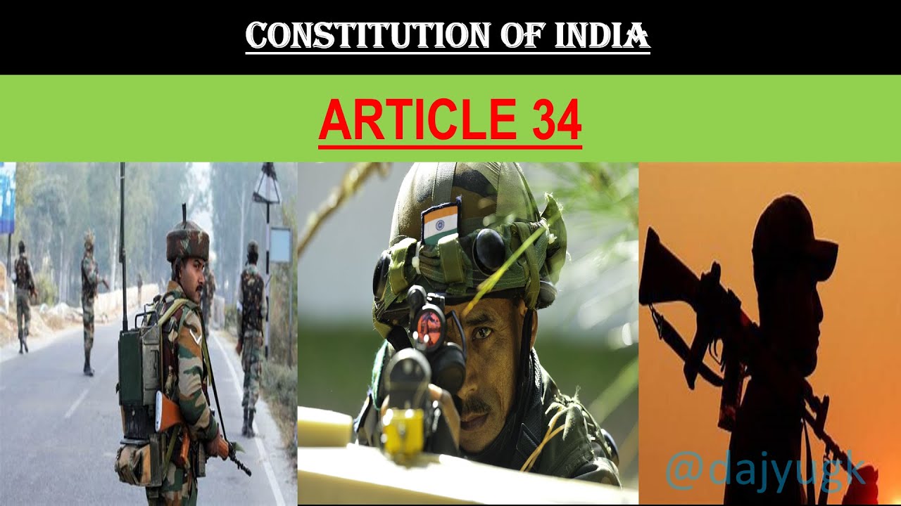 ARTICLE 34 जानें सेना की अपार शक्तियां 🌎🌈🇮🇳 - YouTube