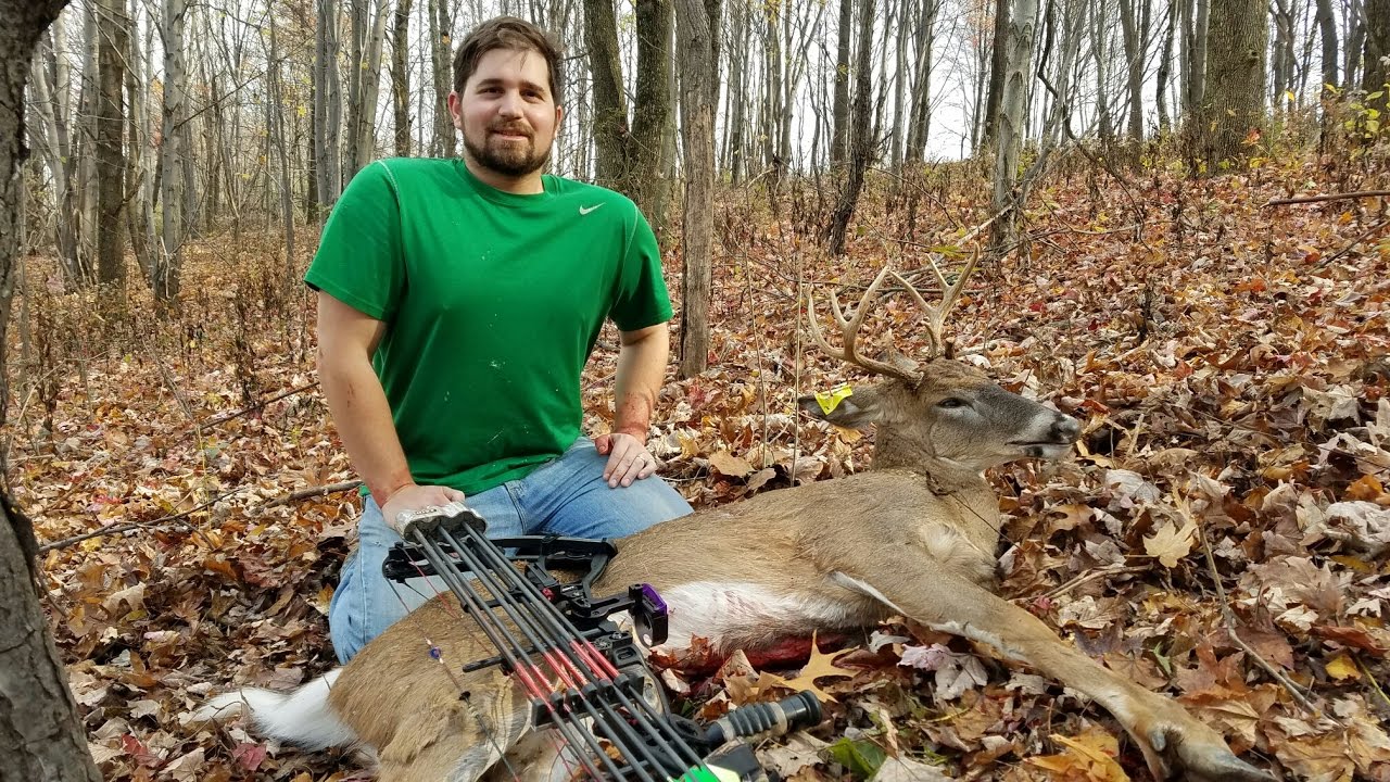 My First Archery Buck Ever! - YouTube