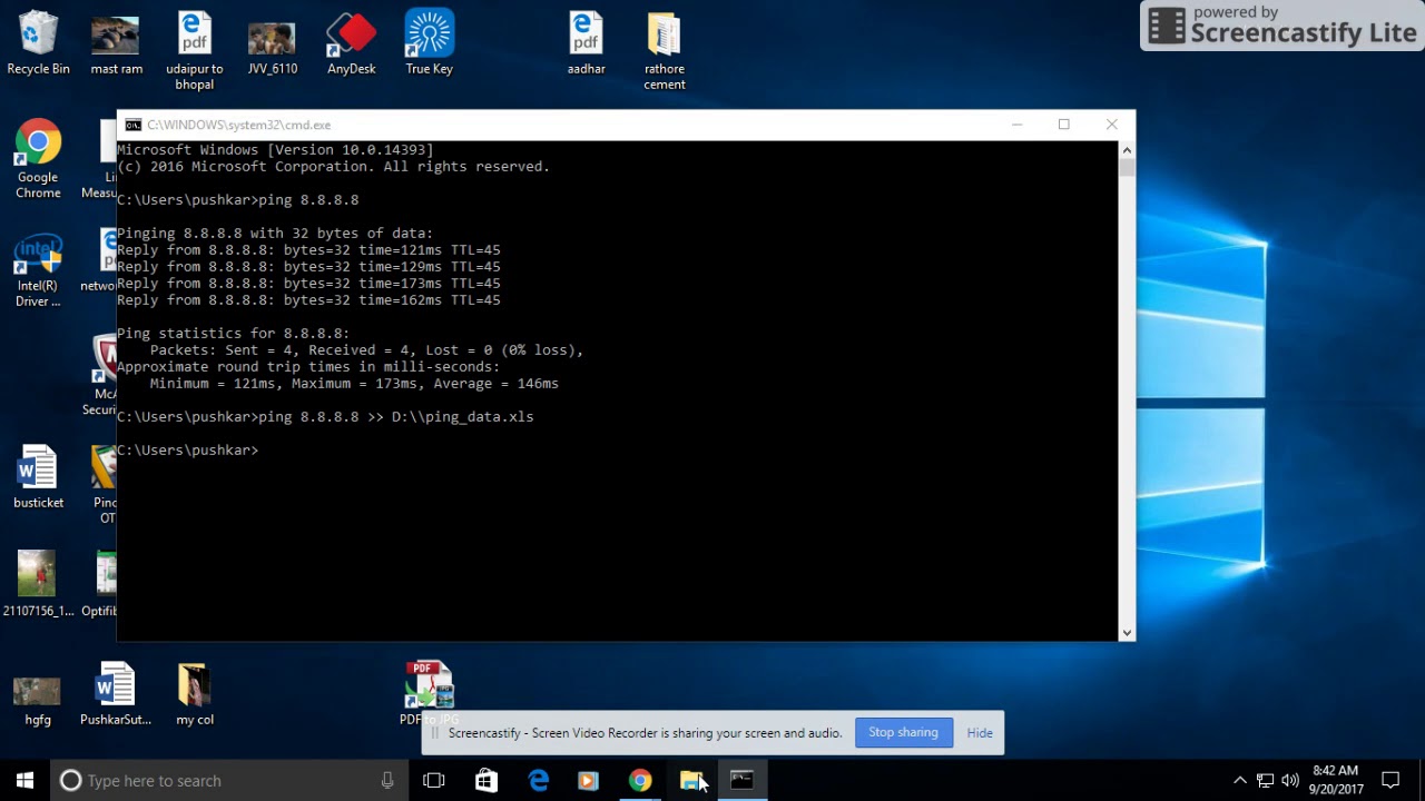 How To Save Ping Data In Cmd Into Text Or Xls YouTube How To Save Ping Data In Cmd Into Text Or Xls YouTube