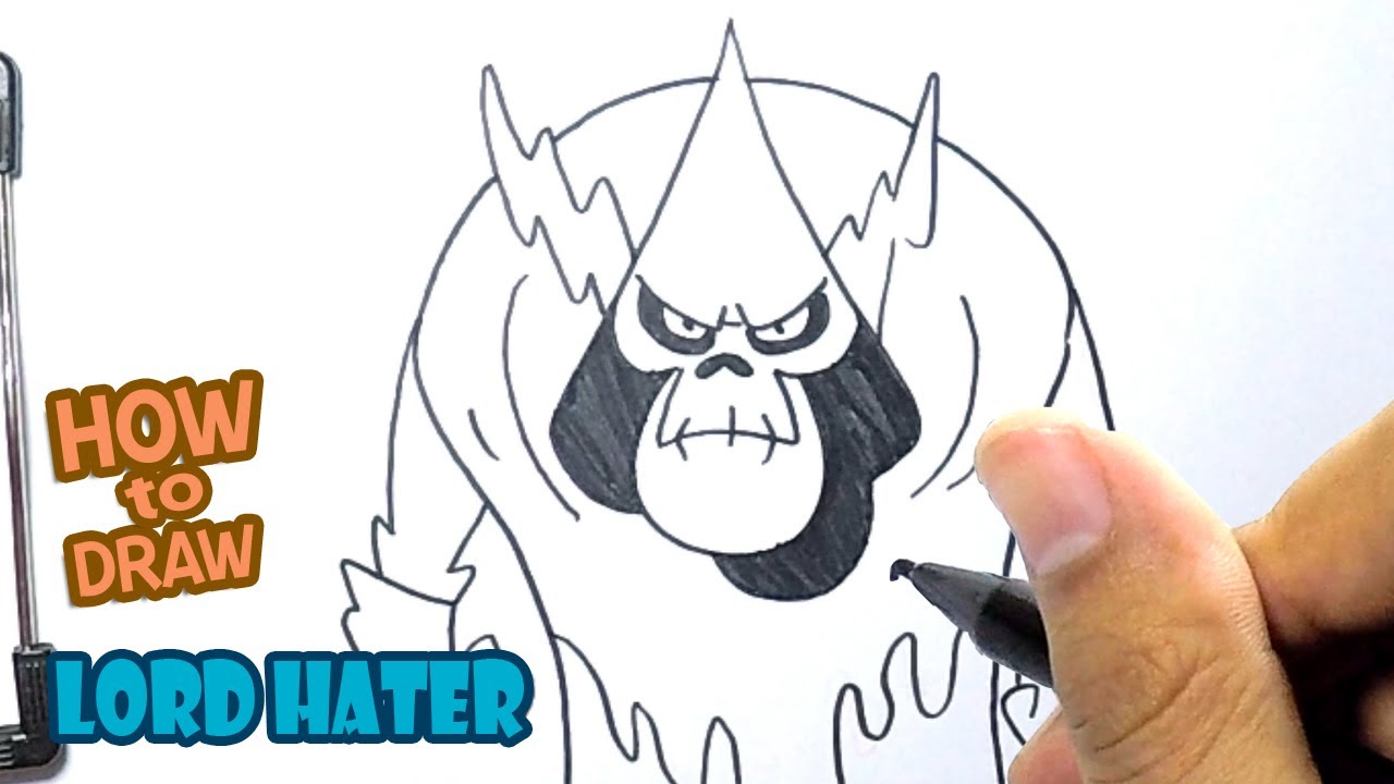 How to Draw Lord Hater Step by Step - YouTube