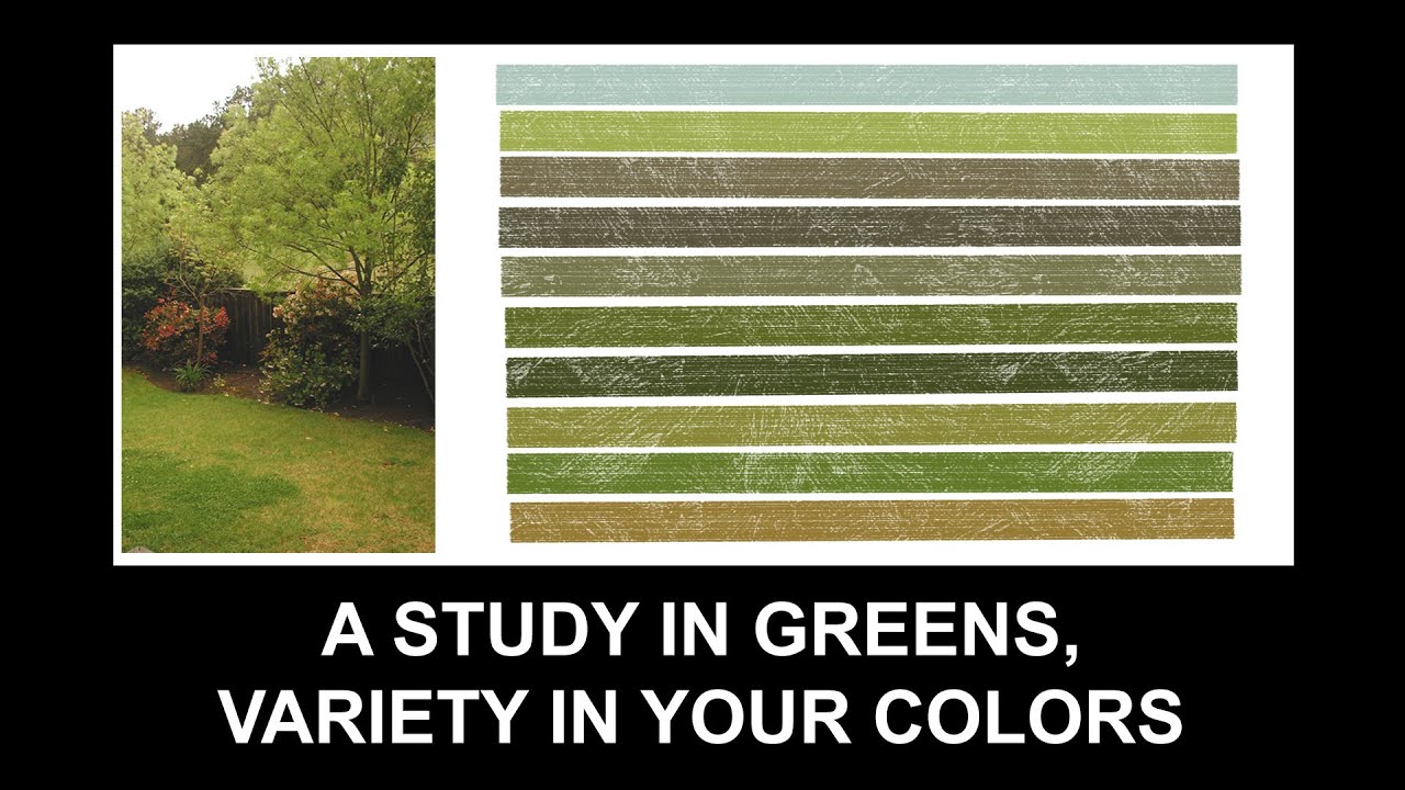 A Study In Greens, Variety in Your Colors - YouTube