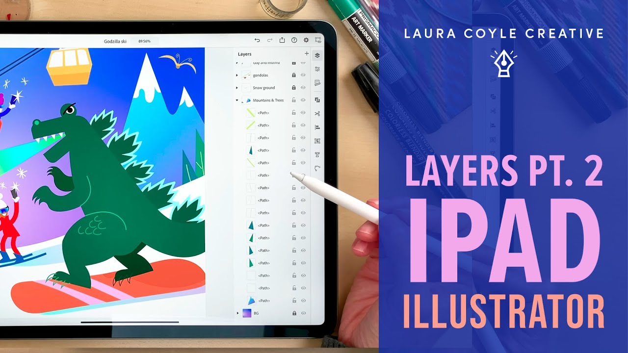 Illustrator for iPad - Using Layers Part 2 - YouTube Illustrator for iPad - Using Layers Part 2 - YouTube