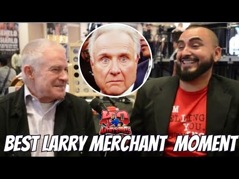 😂😂😂Jim Lampley on FAVORITE Larry Merchant moment! #canelocharlo # ...