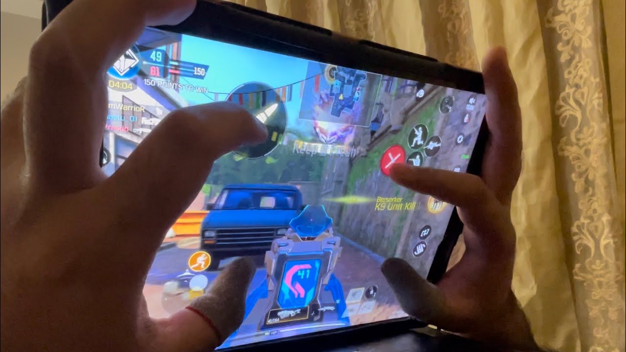 Ipad 4 finger Claw Handcam Gameplay | Cod Mobile - YouTube