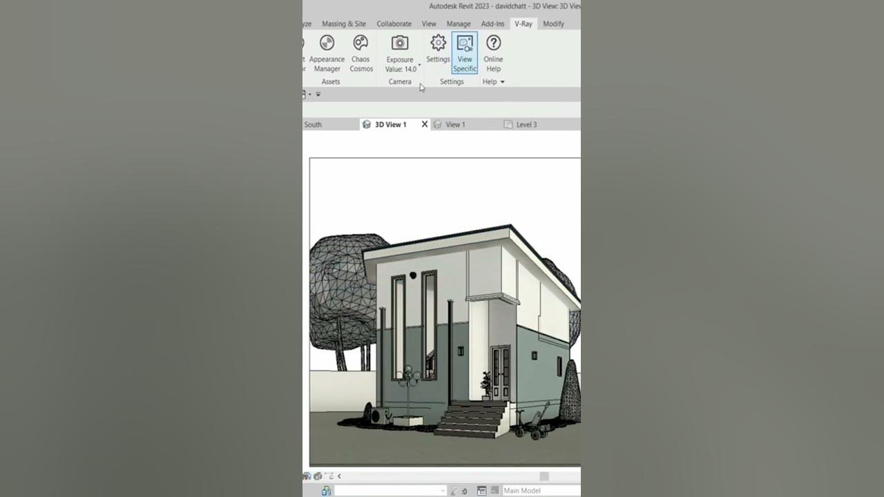 Intro Revit Vray #tutorial #photoshop #sketchup - YouTube