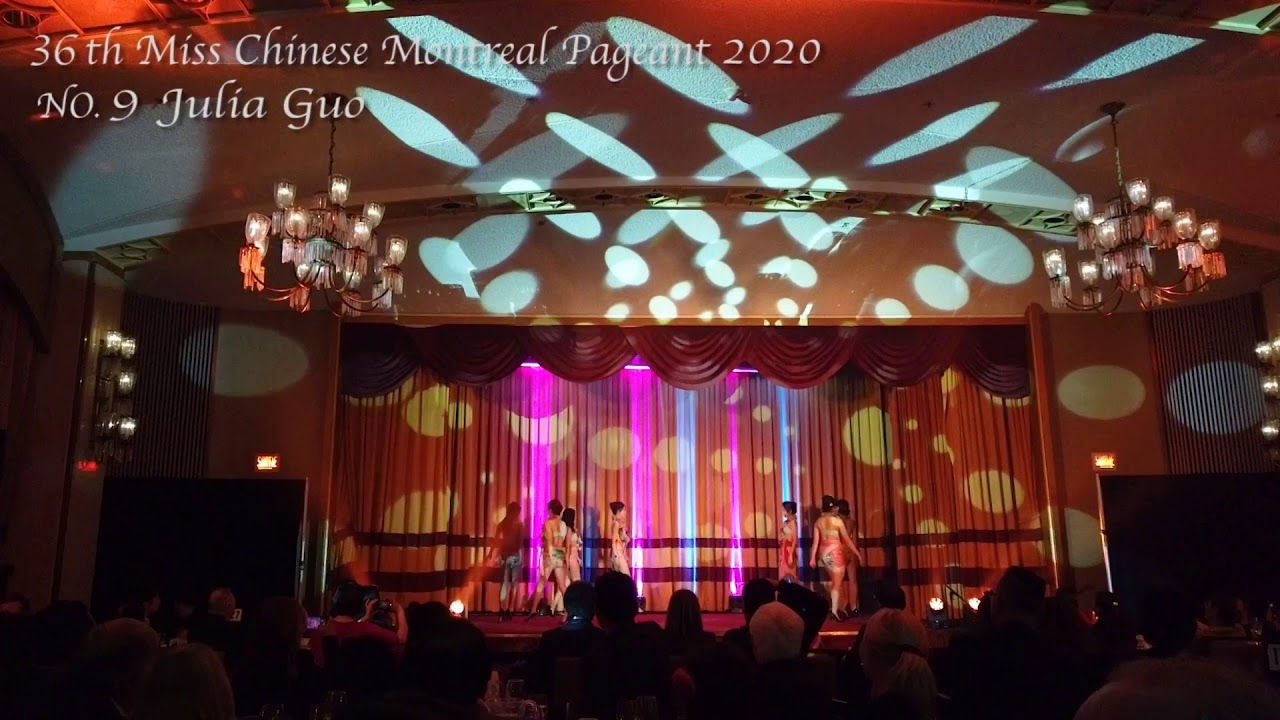 36th Miss Chinese Montréal Pageant 2020-Julia Guo - YouTube