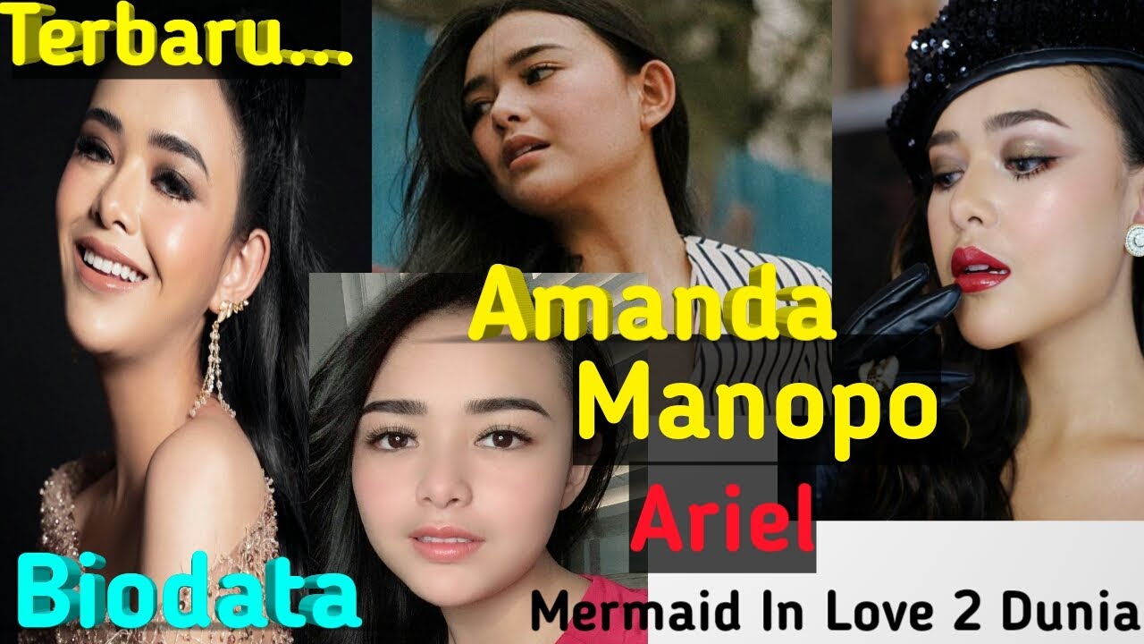 Biodata Amanda Manopo pemeran Ariel Mermaid In Love 2 Dunia - YouTube