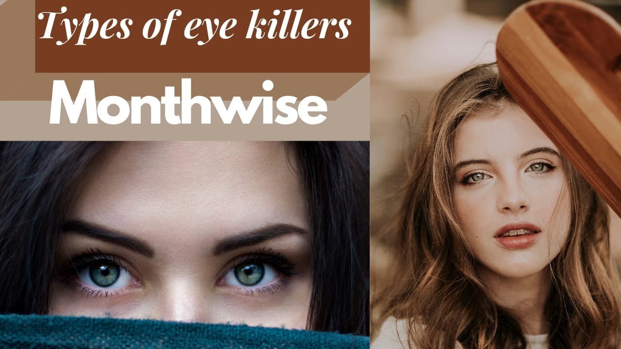 Types of eye killers monthwise || Eye killers 2021 || Girls killing ...