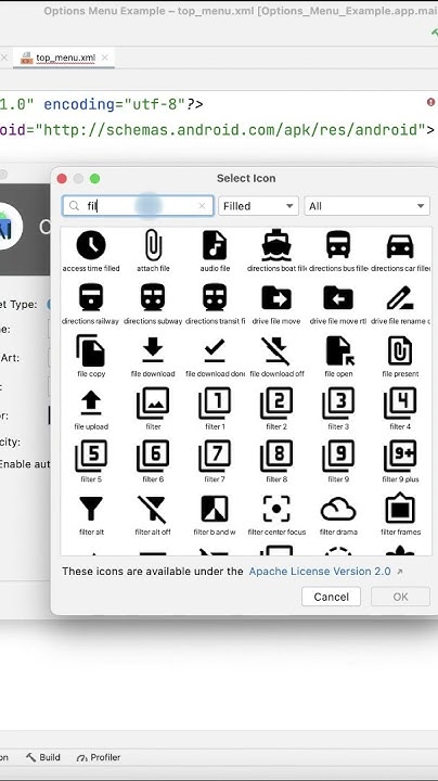 Android Option Menu Example - YouTube