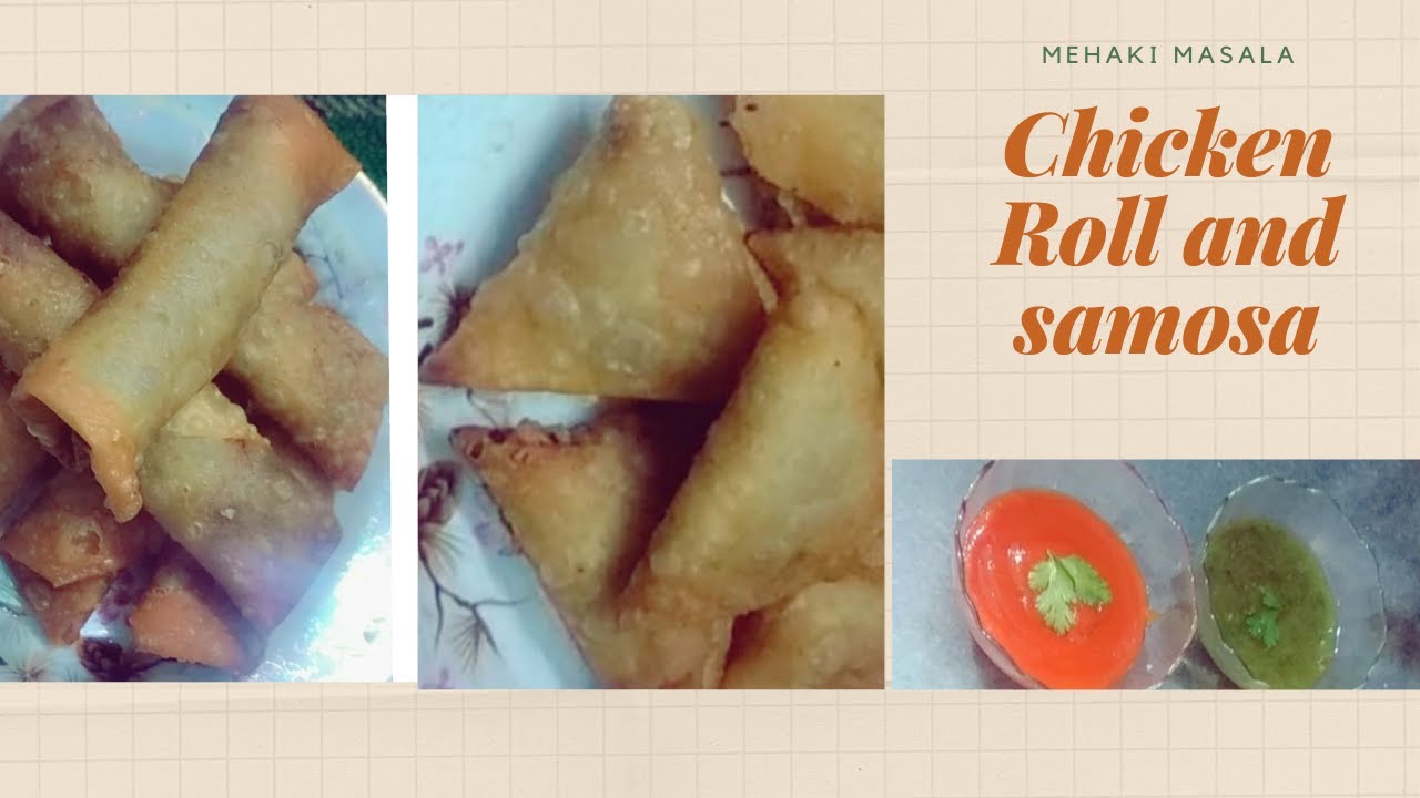 How To Make Chicken Samosa ll Chicken Roll ll Ramzan Special ll Samosea ...